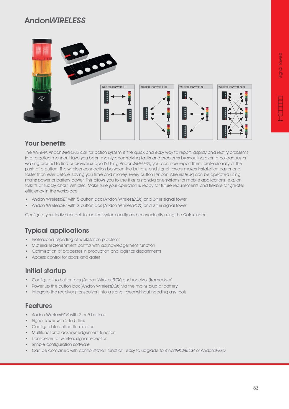 AndonWIRELESS - Torretas Industriales